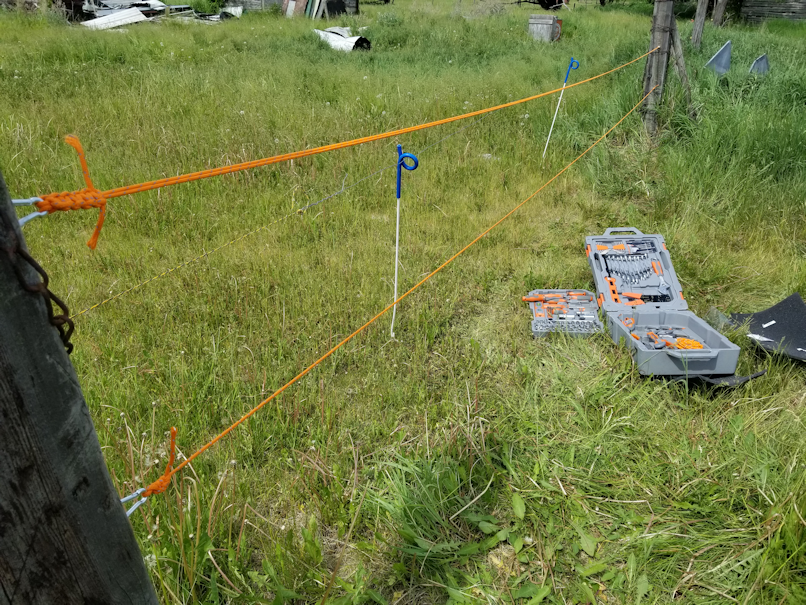 Making a quick rope gate | The Re-Farmer