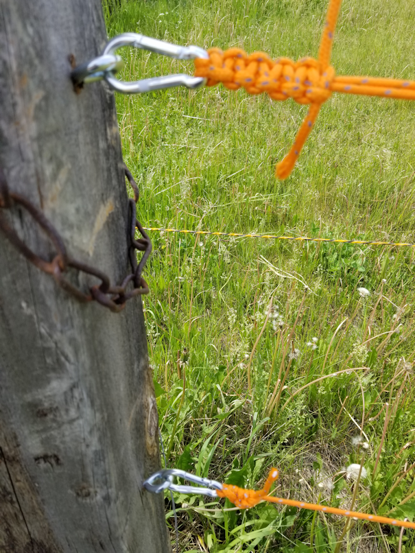 Making a quick rope gate | The Re-Farmer
