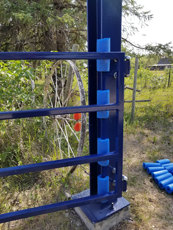 Adding gate bumpers | The Re-Farmer