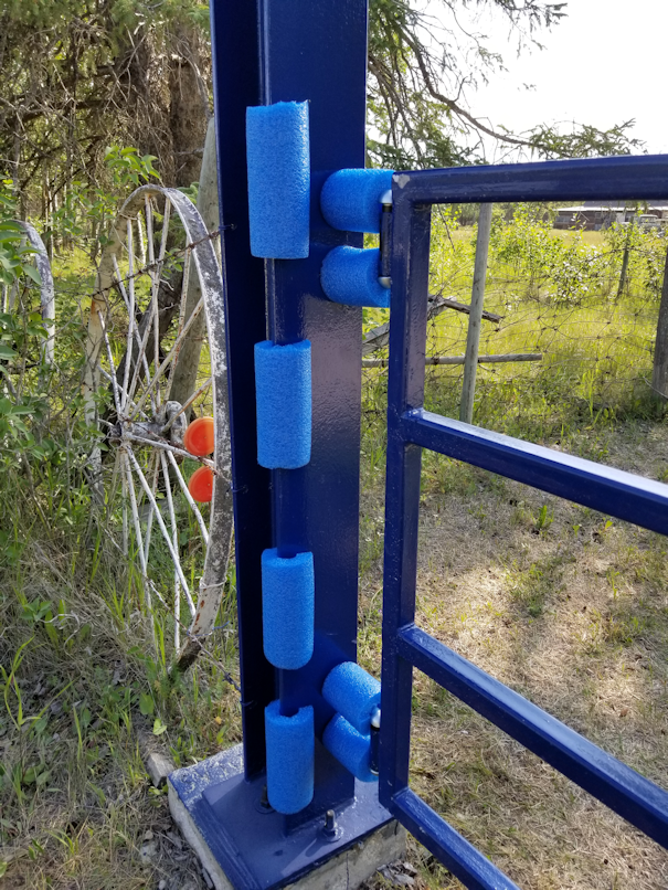 Adding gate bumpers | The Re-Farmer