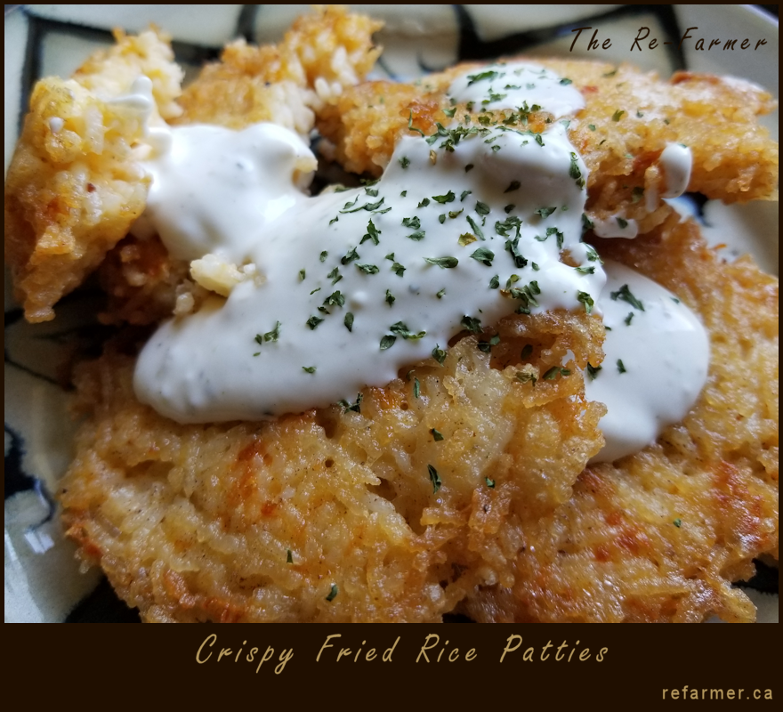 Crispy rice patties | The Re-Farmer