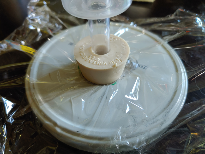 Prepping a cap for an airlock – using the tools at hand | The Re-Farmer